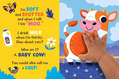 Baby Farm Animals - Silicone Touch and Feel Board Book - Sensory Board Book