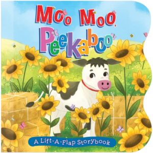 moo moo peekaboo - chunky lift the flap board book