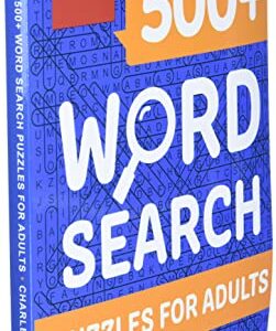 Funster 500+ Word Search Puzzles for Adults: Word Search Book for Adults with a Huge Supply of Puzzles