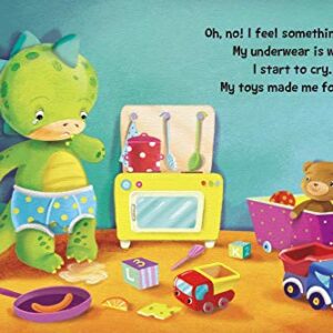 Pottysaurus - Children's Padded Board Book - Potty Training