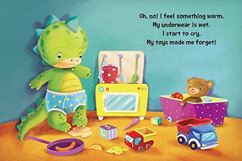 Pottysaurus - Children's Padded Board Book - Potty Training