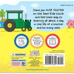 Busy Tractor - Touch and Feel Board Book - Sensory Board Book