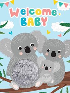 welcome, baby - touch and feel board books - sensory board book