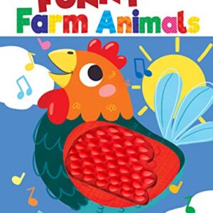 Funny Farm Animals - Silicone Touch and Feel Board Book - Sensory Board Book