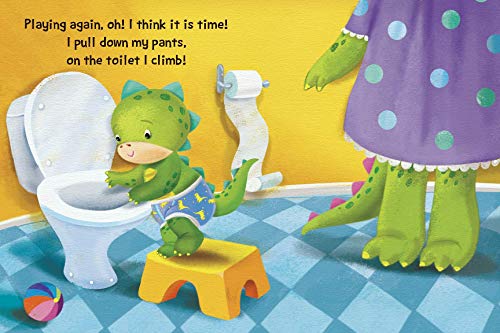 Pottysaurus - Children's Padded Board Book - Potty Training