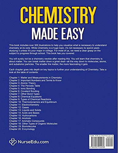 Chemistry Made Easy: An Illustrated Study Guide For Students To Easily Learn Chemistry