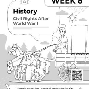 8th Grade Social Studies: Daily Practice Workbook | 20 Weeks of Fun Activities | History | Civic and Government | Geography | Economics | + Video Explanations for Each Question