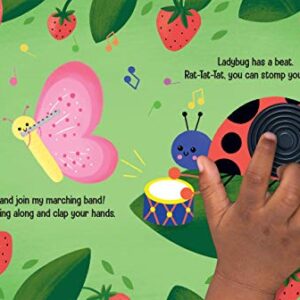 Butterfly's Marching Band - Silicone Touch and Feel Board Book - Sensory Board Book