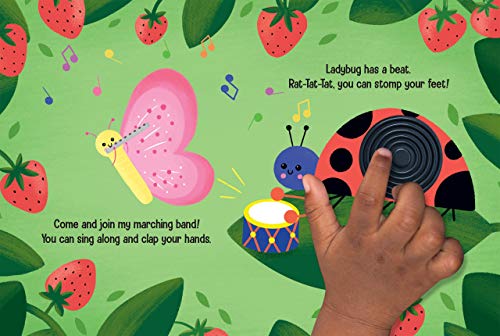 Butterfly's Marching Band - Silicone Touch and Feel Board Book - Sensory Board Book