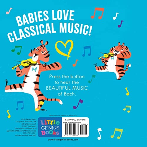 Baby Bach: A Classical Music Sound Book (With 6 Magical Melodies) (Baby Classical Music Sound Books)