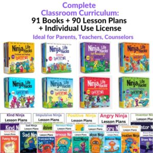 Ninja Life Hacks Leadership 8 Book Box Set (Books 17-24: Focused, Calm, Brave, Compassionate, Masked, Inclusive, Grateful, Hangry)