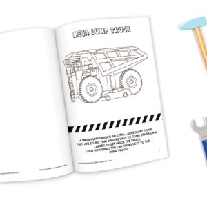 The Little Engineer Coloring Book - Construction Trucks: Fun and Educational Construction Truck Coloring Book for Preschool and Elementary Children