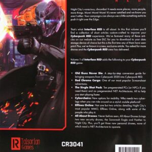 Cyberpunk RED RPG: Interface Red Volume 1 (CR3041)