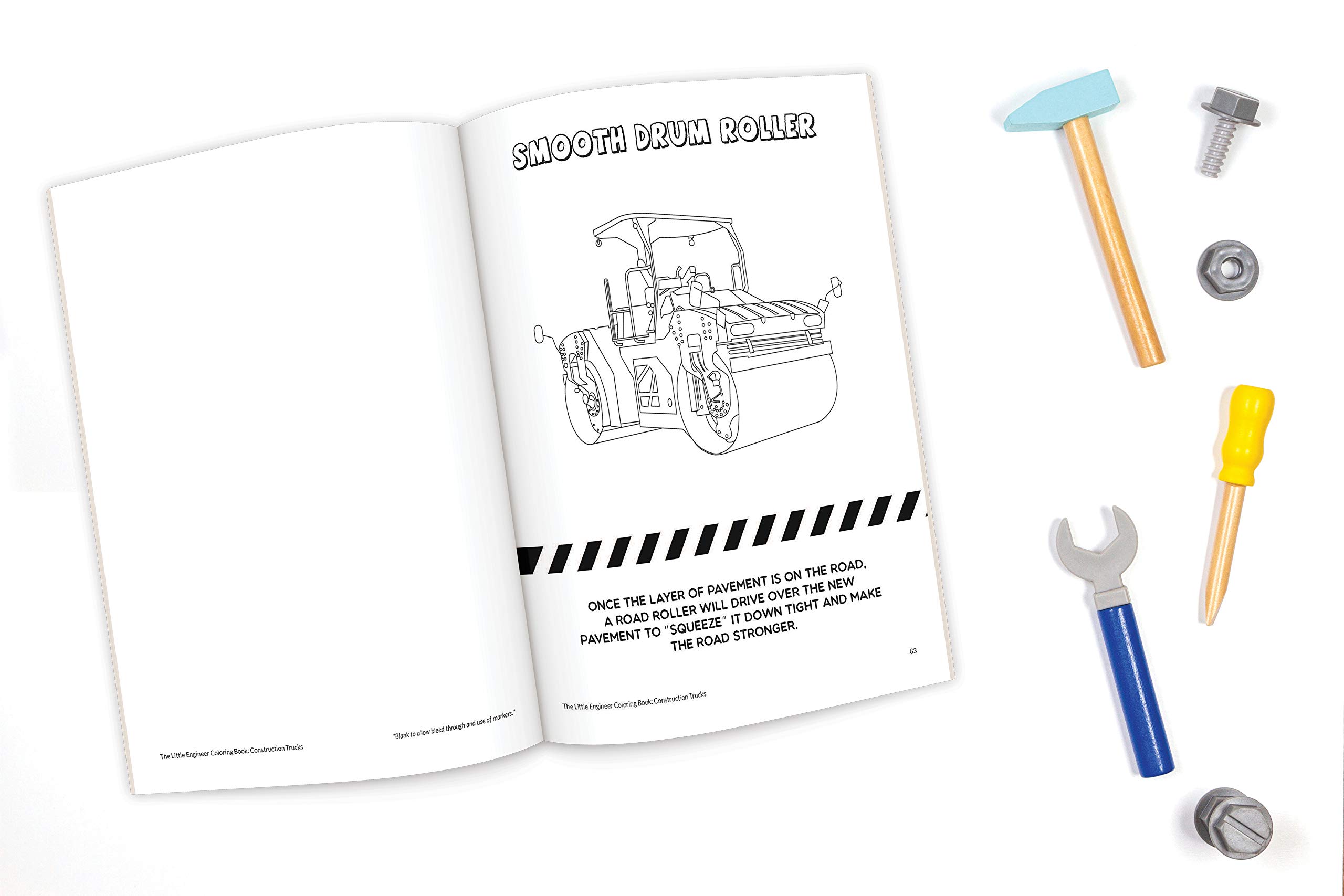 The Little Engineer Coloring Book - Construction Trucks: Fun and Educational Construction Truck Coloring Book for Preschool and Elementary Children