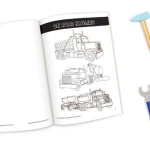 The Little Engineer Coloring Book - Construction Trucks: Fun and Educational Construction Truck Coloring Book for Preschool and Elementary Children