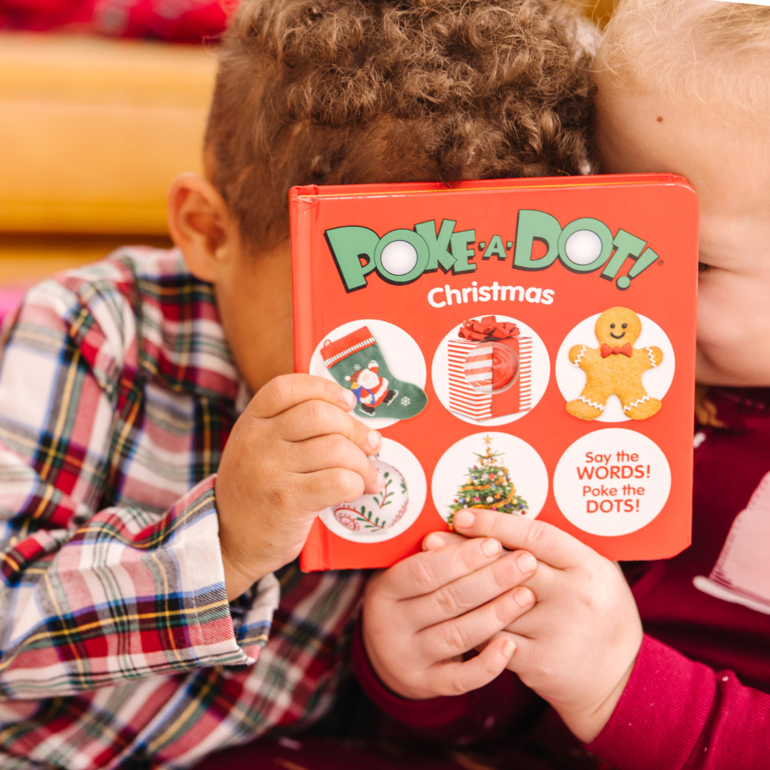 Melissa & Doug Children’s Book – Poke-a-Dot: Christmas (Board Book with Buttons to Pop)