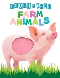 touch and feel farm animals - novelty book - children's board book - interactive fun child's book