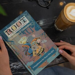 Magpie Games Travelers & Outsiders - Root: The Roleplaying Game Expansion, Hardcover Tabletop RPG Rulebook, Full-Color, Iconic Art by Kyle Ferrin