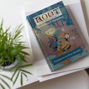 Magpie Games Travelers & Outsiders - Root: The Roleplaying Game Expansion, Hardcover Tabletop RPG Rulebook, Full-Color, Iconic Art by Kyle Ferrin