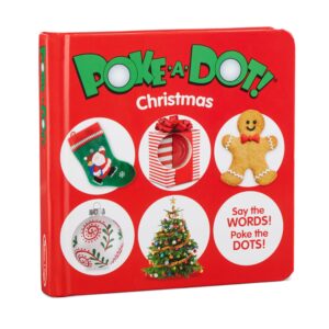 melissa & doug children’s book – poke-a-dot: christmas (board book with buttons to pop)