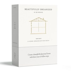 beautifully organized in 52 weeks: a home organization card deck (beautifully organized series)