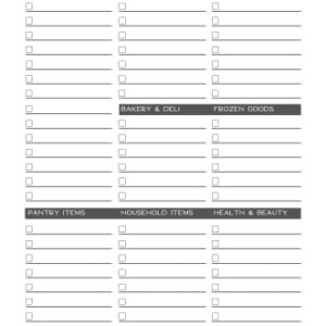 Graceful By Design's Weekly Meal Planner and Grocery List Notebook