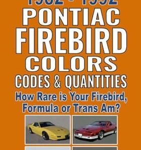 All 1982-1992 Pontiac Firebird Colors, Codes & Quantities: How Rare is Your Firebird, Formula, or Trans Am?