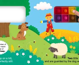 Farm Counting Adventure - Children's Touch and Pop Board Book with Fidget Pop Toy