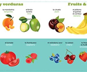 Tons of Palabras: Comida: An English & Spanish Book for kids to help them learn how words from those languages can be used each day.