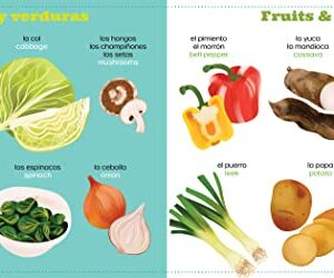 Tons of Palabras: Comida: An English & Spanish Book for kids to help them learn how words from those languages can be used each day.