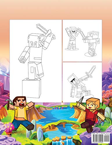 MINECRAFT'S COLORING BOOK: Minecrafter's Coloring Activity Book: Hours of Coloring Fun (An Unofficial Minecraft Book)