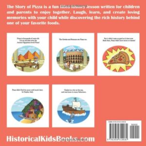 The Story of Pizza: History of Food Children's Book Series