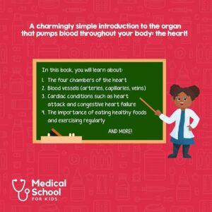 Cardiology for Kids: A Fun Picture Book About the Cardiovascular System for Children (Gift for Kids, Teachers, and Medical Students) (Medical School for Kids)