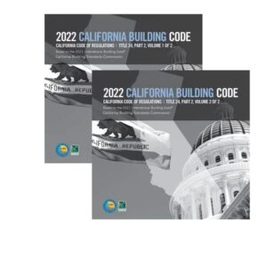 2022 california building code, title 24, part 2 (volumes 1 & 2), isbn 9781957212883