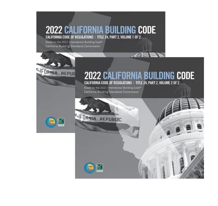 2022 California Building Code, Title 24, Part 2 (Volumes 1 & 2), ISBN 9781957212883