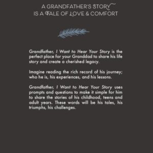 Grandfather, I Want to Hear Your Story: A Grandfather's Guided Journal to Share His Life and His Love (Oak Tree Cover) (Hear Your Story Books)