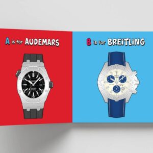 ABCs for the Future Watch Collectors Kids Book: R is for Rolex Alphabet book for Adults and Kids, Fun Watches Children's Book, Timepiece Gift for Parents by Diaper Book Club