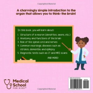 Neurology for Kids: A Fun Picture Book About the Nervous System for Children (Gift for Kids, Teachers, and Medical Students) (Medical School for Kids)