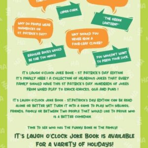 It's Laugh O'Clock Joke Book: St Patrick's Day Edition: A Fun and Interactive Joke Book for Boys and Girls: - Hilarious Gift For Kids and Family (St Patrick Books For Kids)