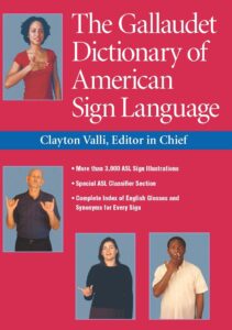 the gallaudet dictionary of american sign language