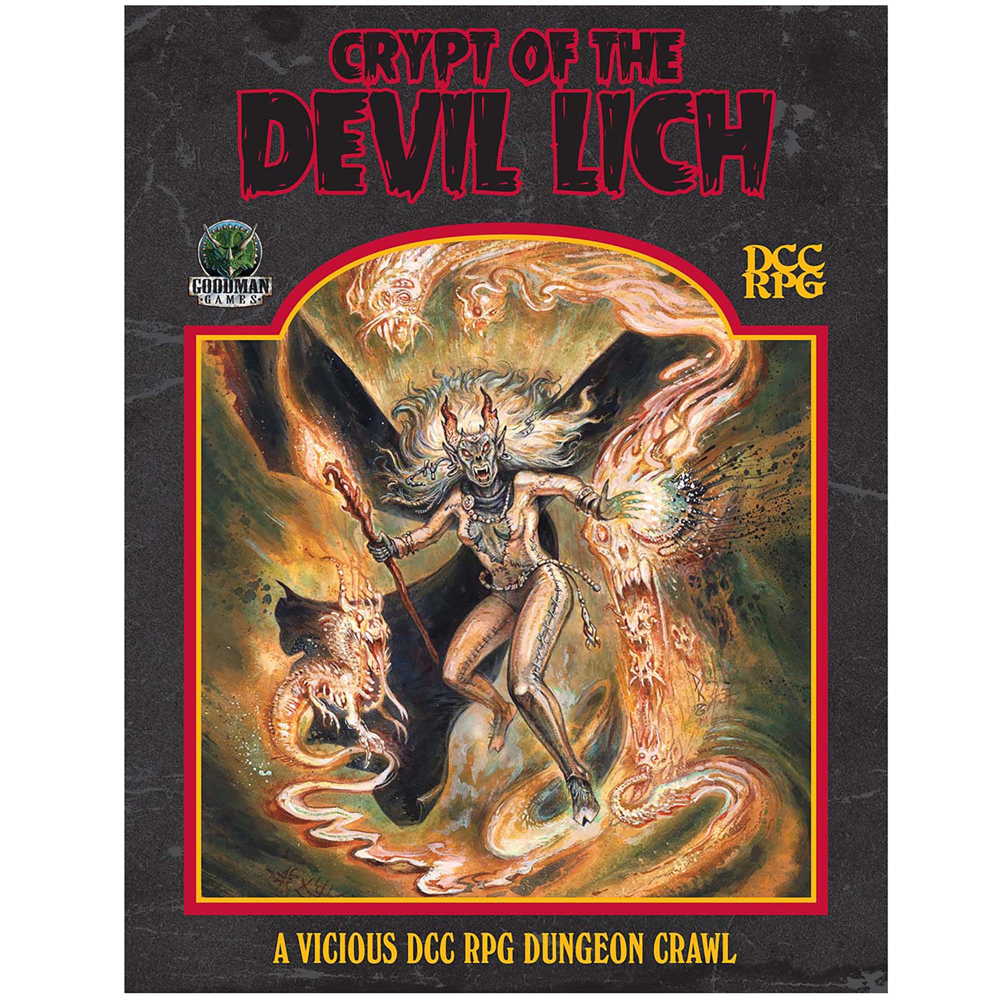 Crypt of the Devil Lich: DCC RPG Edition - Hardcover Role Playing Game Book