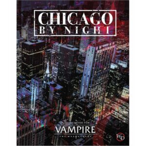 Renegade Game Studios Vampire: The Masquerade 5th Edition Roleplaying Game Chicago by Night Sourcebook, Black