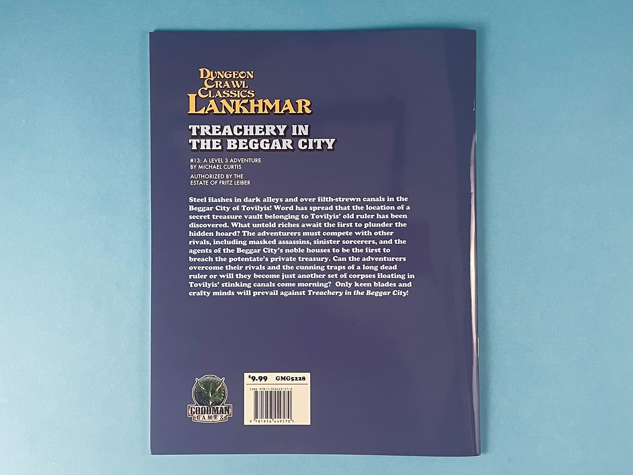 Dungeon Crawl Classics Lankhmar #13: Treachery in the Beggar City