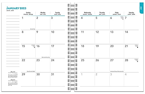 Cat Lovers | 2023 6 x 7.75 Inch Spiral-Bound Wire-O Weekly Engagement Planner Calendar | New Full-Color Image Every Week | BrownTrout | Animals Domestic Kittens Feline