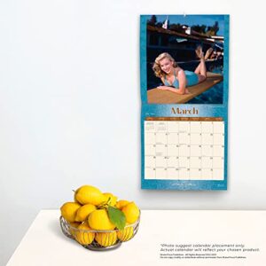 Marilyn Monroe OFFICIAL | 2023 12 x 24 Inch Monthly Square Wall Calendar | Foil Stamped Cover | BrownTrout | USA American Actress Celebrity