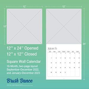 Mindful Eating | 2023 12 x 24 Inch Monthly Square Wall Calendar | Brush Dance | Images Photography Kitchen Food