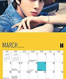 BTS OFFICIAL | 2023 7 x 14 Inch Monthly Mini Wall Calendar | BrownTrout | K-Pop Bangtan Boys Music