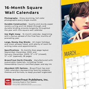 BTS OFFICIAL | 2023 12 x 24 Inch Monthly Square Wall Calendar | BrownTrout | K-Pop Bangtan Boys Music