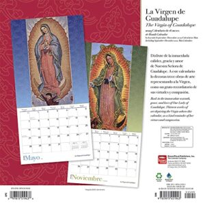 La Virgen de Guadalupe | 2023 12 x 24 Inch Monthly Square Wall Calendar | Foil Stamped Cover | English/Spanish Bilingual | BrownTrout | Virgin Mexico City