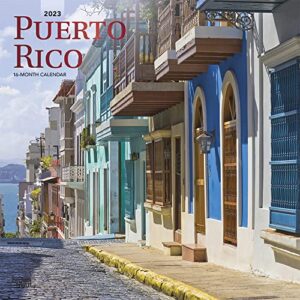 puerto rico | 2023 12 x 24 inch monthly square wall calendar | browntrout | travel scenic caribbean